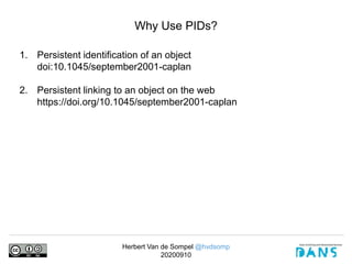 Persistent Identification: Easier Said than Done | PPT