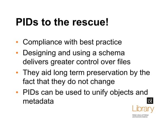 Persistent Identifiers | PPT