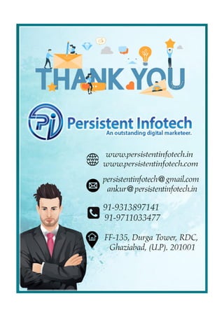 Best Digital Marketing Agency PERSISTENT INFOTECH | PDF