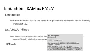 Persistent memory | PPTX | Operating Systems | Computer Software and Applications