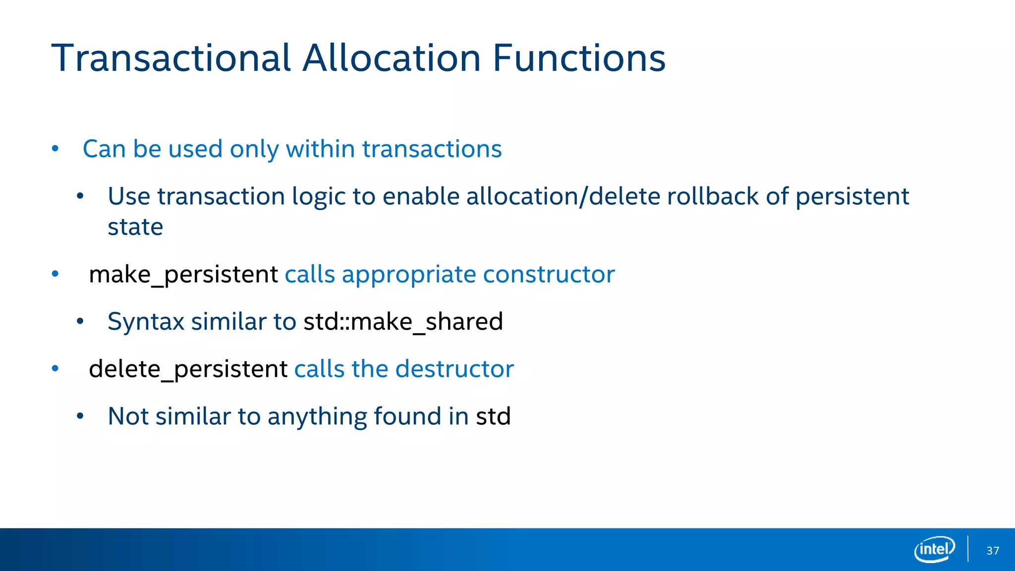 C Programming And The Persistent Memory Developers Kit Ppt