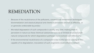 PERSISTENT ORGANIC POLLUTANTS AND RECALCITRANT POLLUTANTS | PPTX