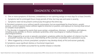 Persistent Postural Perceptual Dizziness (PPPD) | PPTX