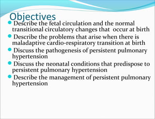 Persistent Pulmonary Hypertension by Dr. Joshua Petrikin, Neonatology ...