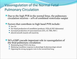 Persistent Pulmonary Hypertension by Dr. Joshua Petrikin, Neonatology ...