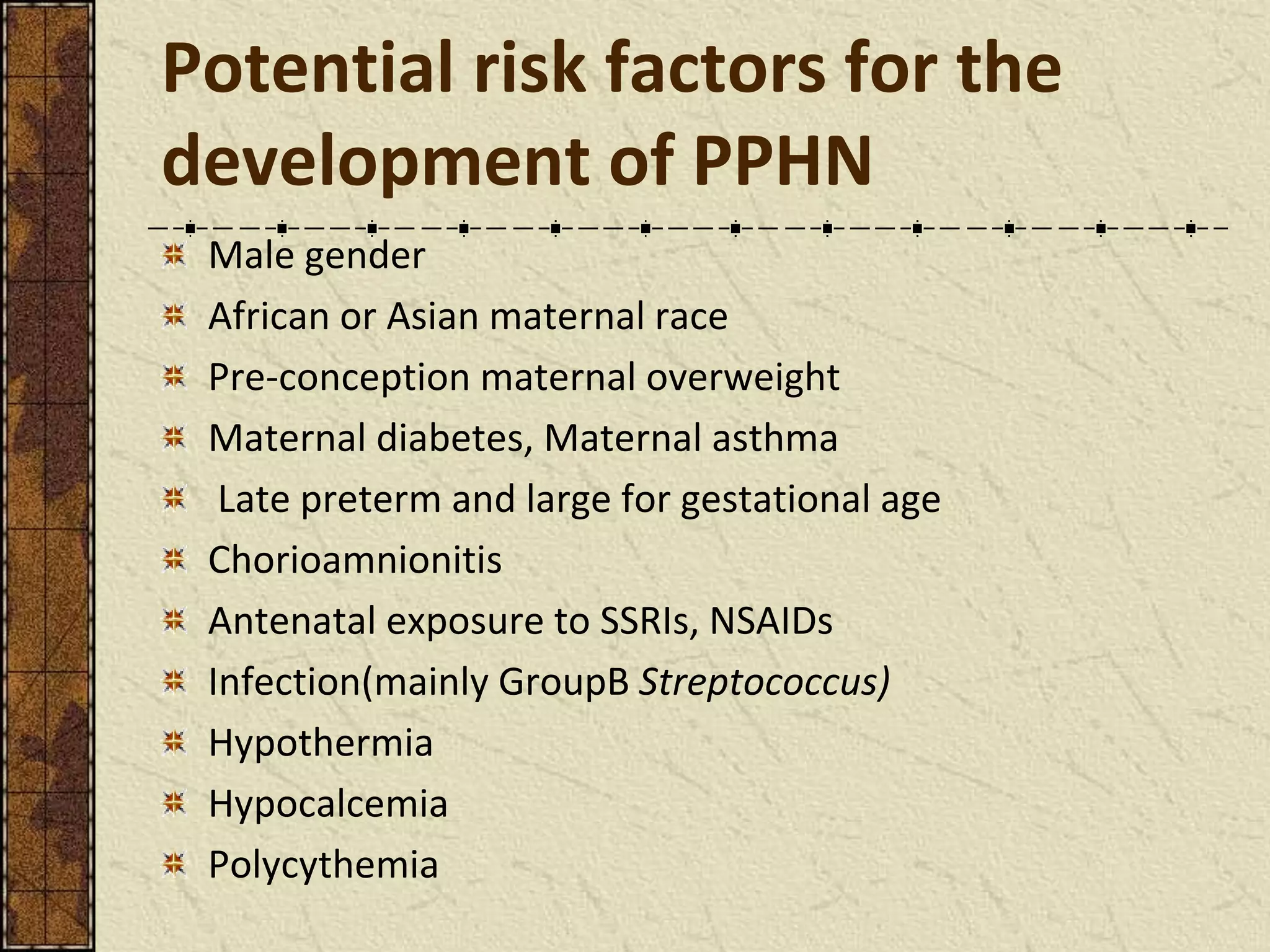 Persistent pulmonary hypertension of newborn | PPTX