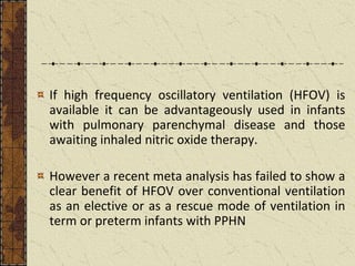 Persistent pulmonary hypertension of newborn | PPTX