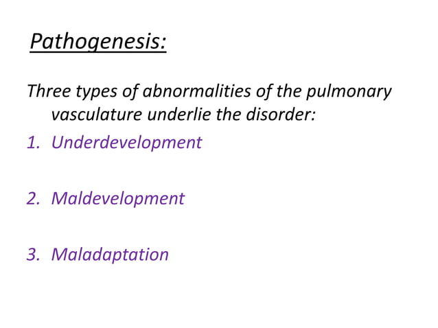 Persistent pulmonary hypertension of newborn PPHN | PPTX | Lung and ...