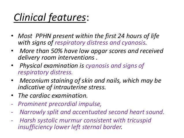 Persistent pulmonary hypertension of newborn PPHN