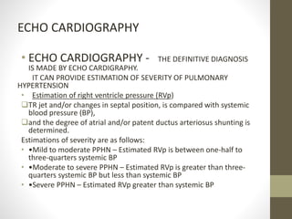 Persistent pulmonary hypertension(pphn) | PPTX