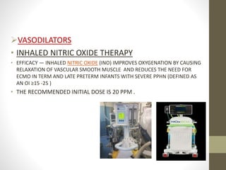 Persistent pulmonary hypertension(pphn) | PPTX