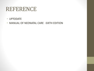 Persistent pulmonary hypertension(pphn) | PPTX