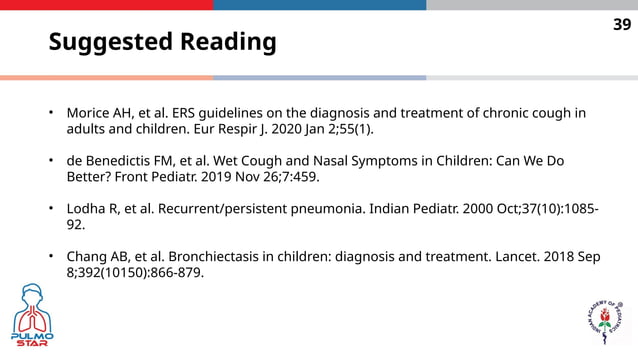 "Persistent and Recurrent Cough: Causes, Diagnosis, and Management in ...