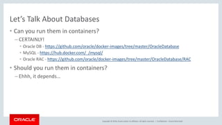Persistent storage with containers By Kaslin Fields | PPT
