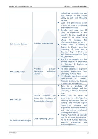 Persistent systems ltd. | PDF