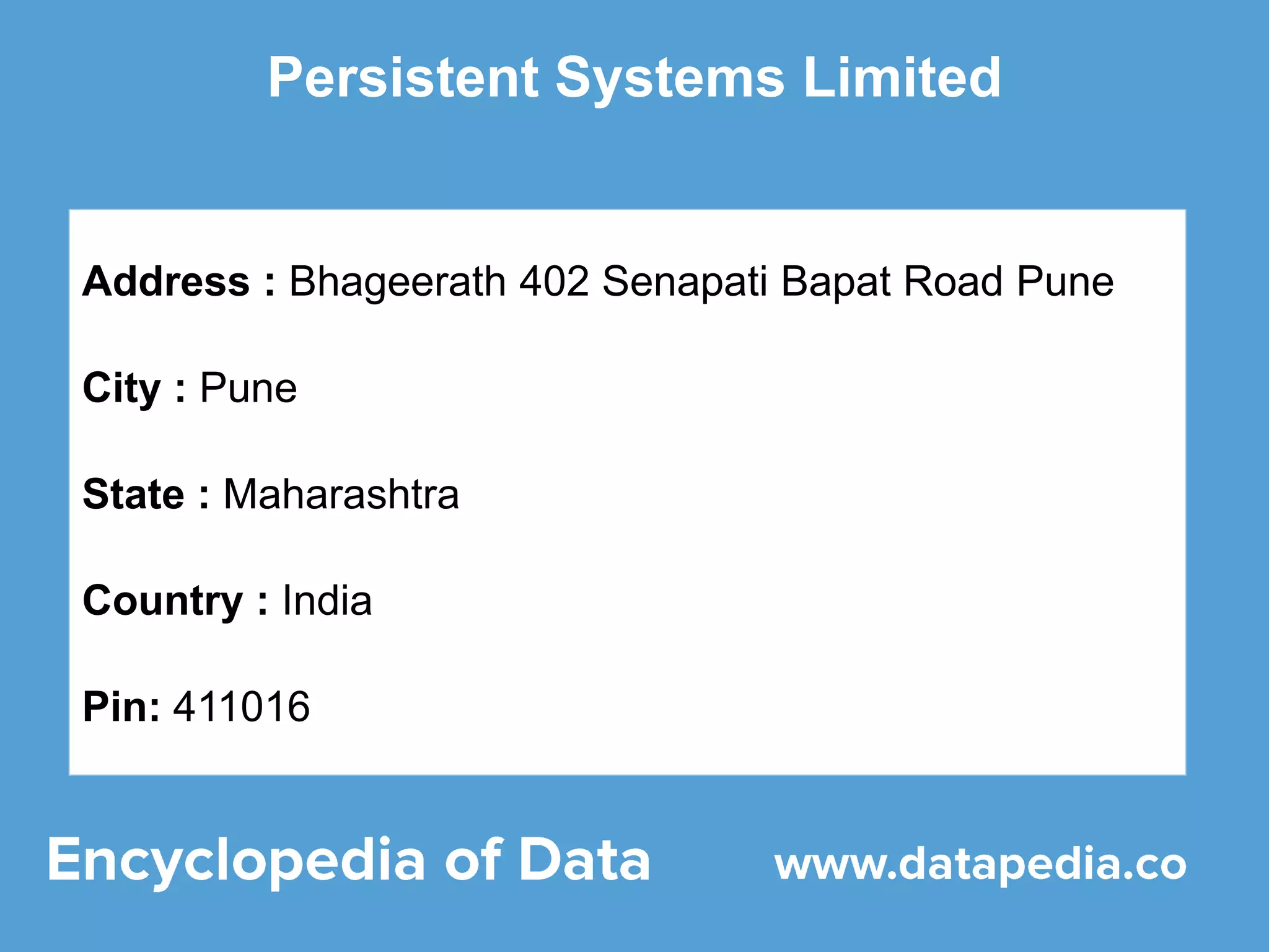 Persistent Systems Limited Information | PPTX | Business | Business and ...
