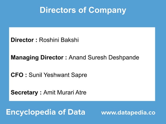 Persistent Systems Limited Information | PPTX | Business | Business and ...