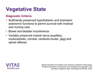 Persistent Vegetative State | PPT