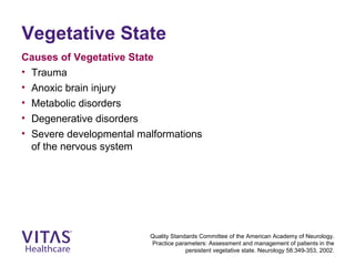 Persistent Vegetative State | PPT