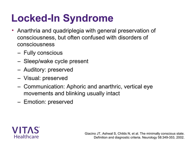 Persistent Vegetative State | PPT