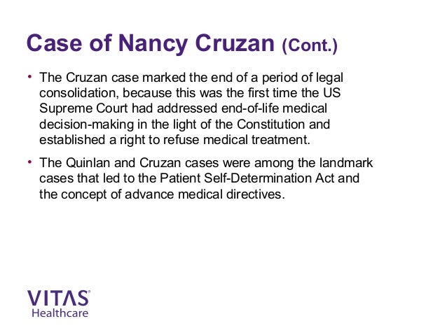 Nancy Cruzan Vegetable State