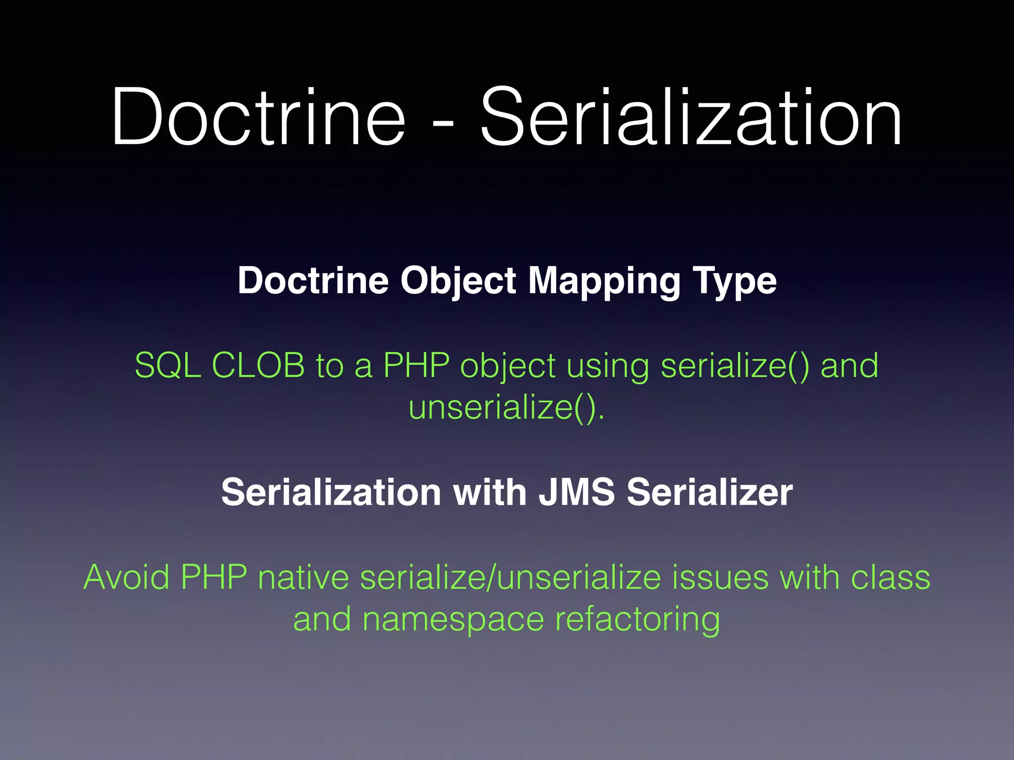 Persisting Value Objects | PDF