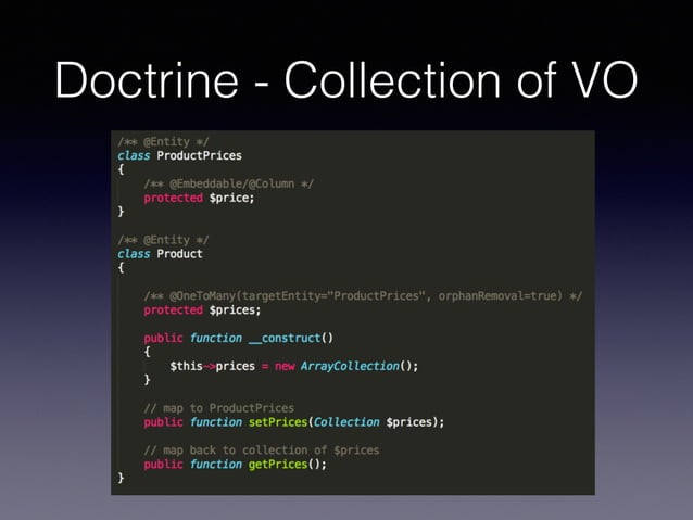 Persisting Value Objects | PPT