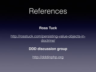 Persisting Value Objects | PPT