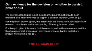 Major Implementation Projects - Persist pivot or quit? | PDF | Career ...