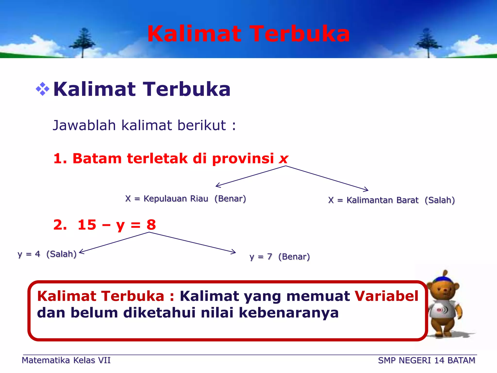 PERS LINEAR SATU VARIABEL.ppt