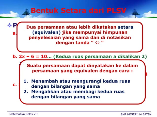 PERS LINEAR SATU VARIABEL.ppt