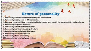 Meaning , Nature and determinants of personality .pdf