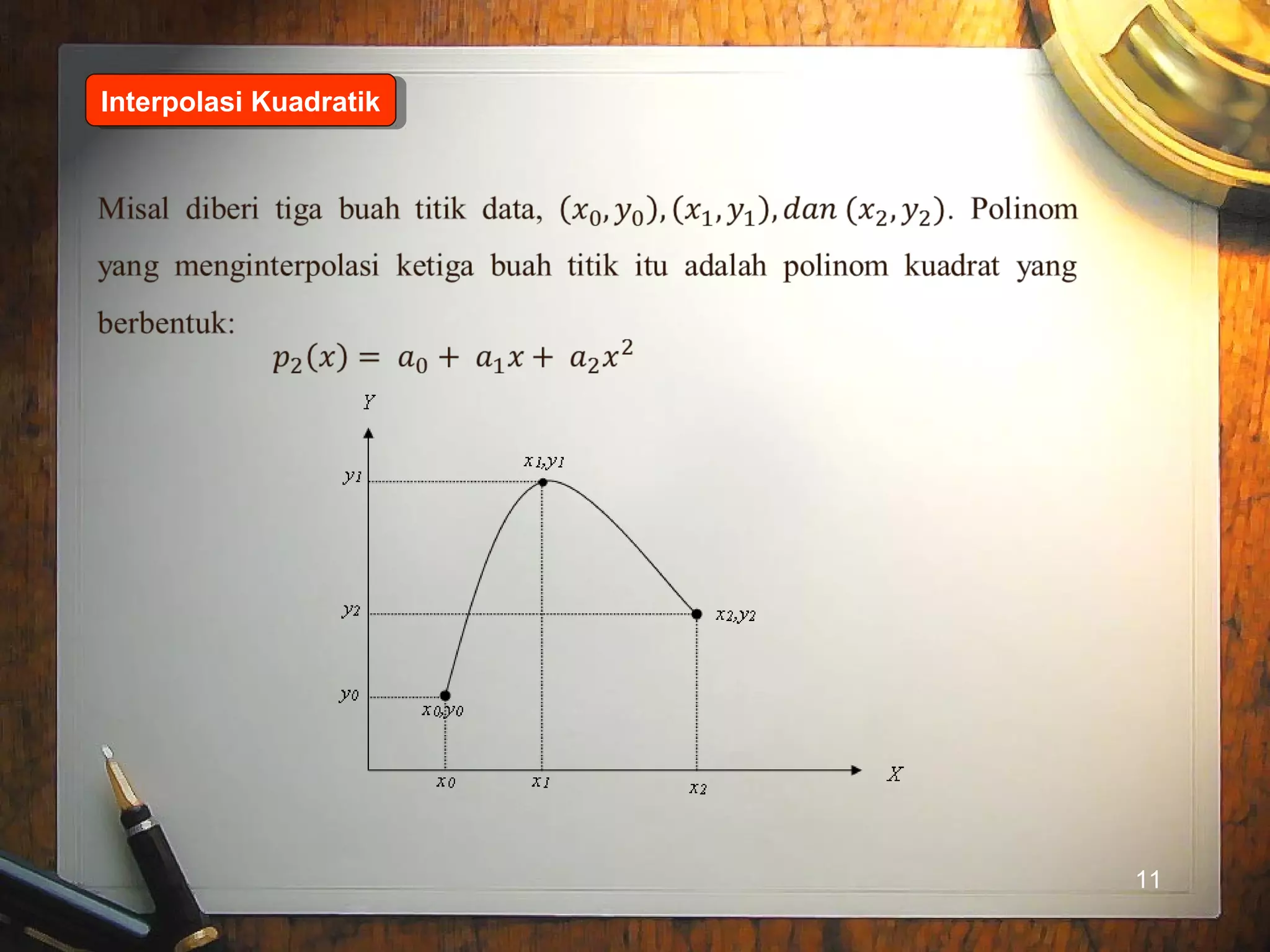 Persoalan interpolasi Polinom | PPT