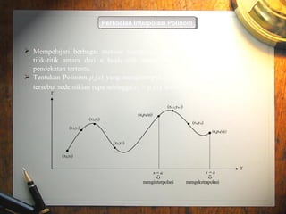 Persoalan interpolasi Polinom | PPT