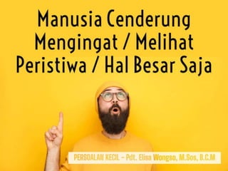 Persoalan kecil | PPSX