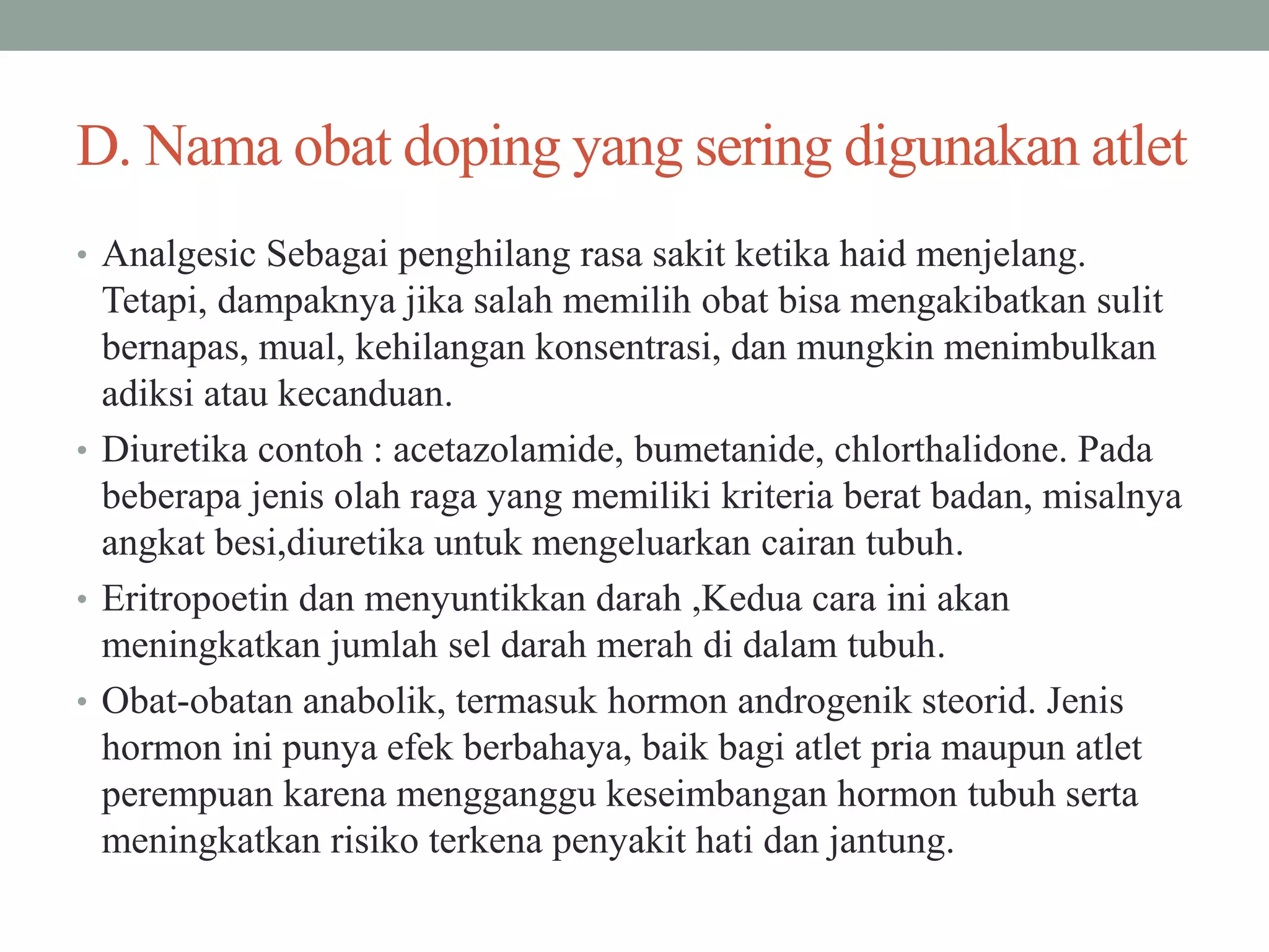 Persoalan nilai dalam pengobatan dan doping | PPTX