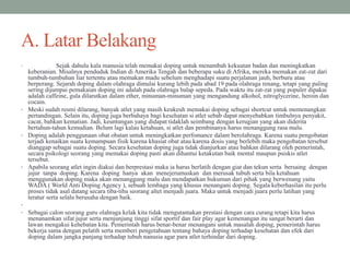 Persoalan nilai dalam pengobatan dan doping | PPTX