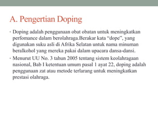 Persoalan nilai dalam pengobatan dan doping | PPTX