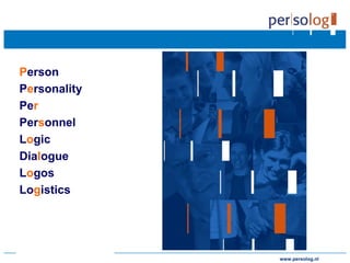 Persolog Profielen | PPT