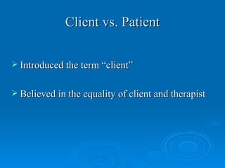 Person Centered Therapy | PPT