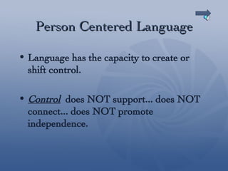 Person Centered Planning | PPT