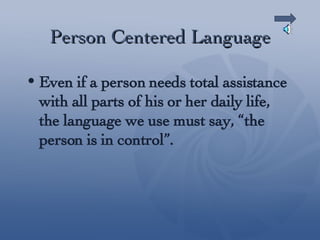Person Centered Planning | PPT