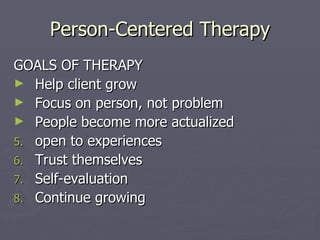 Client Centered Therapy