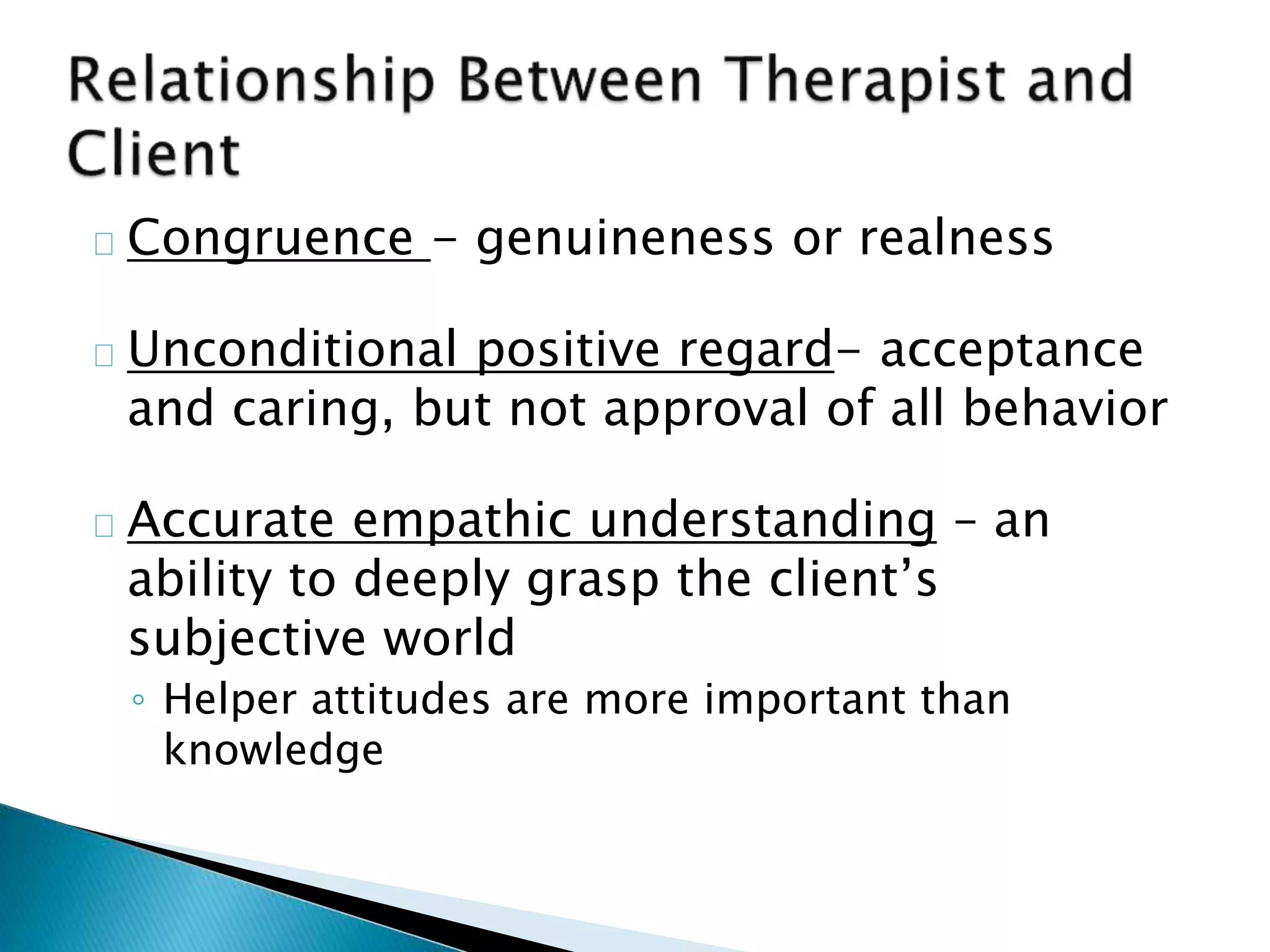 Person centered therapy | PPTX
