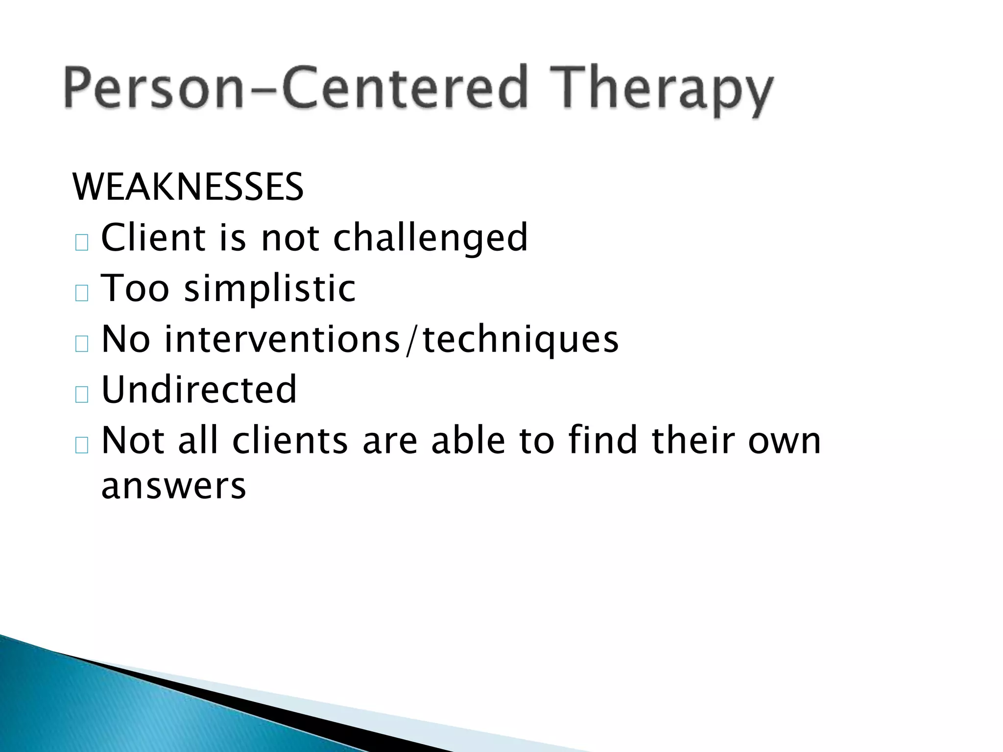Person centered therapy | PPTX