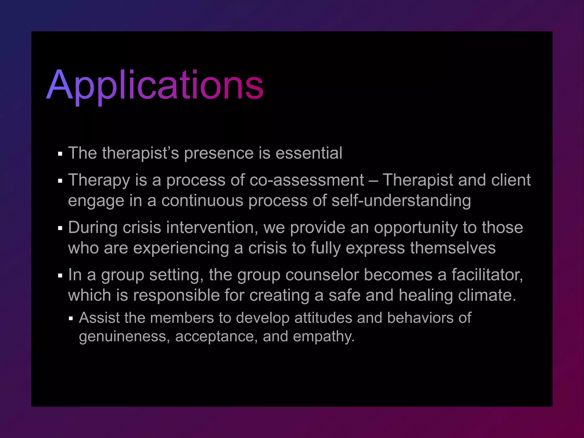 Person centered therapy | PPTX