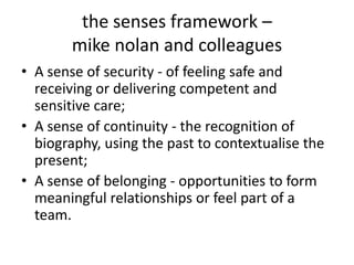 Person centredness, relationships | PPTX