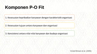 Integrasi dan Pemeliharaan Sumber Daya Manusia - Person organization ...