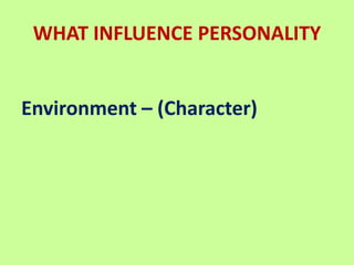 Personality | PPT