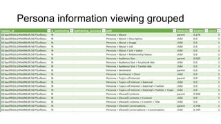 Persona Analytics: Progress Report and Road Ahead | PDF